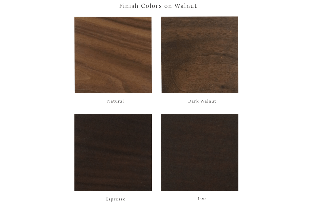 Woods & Finishes - Poplar Street Woodworks